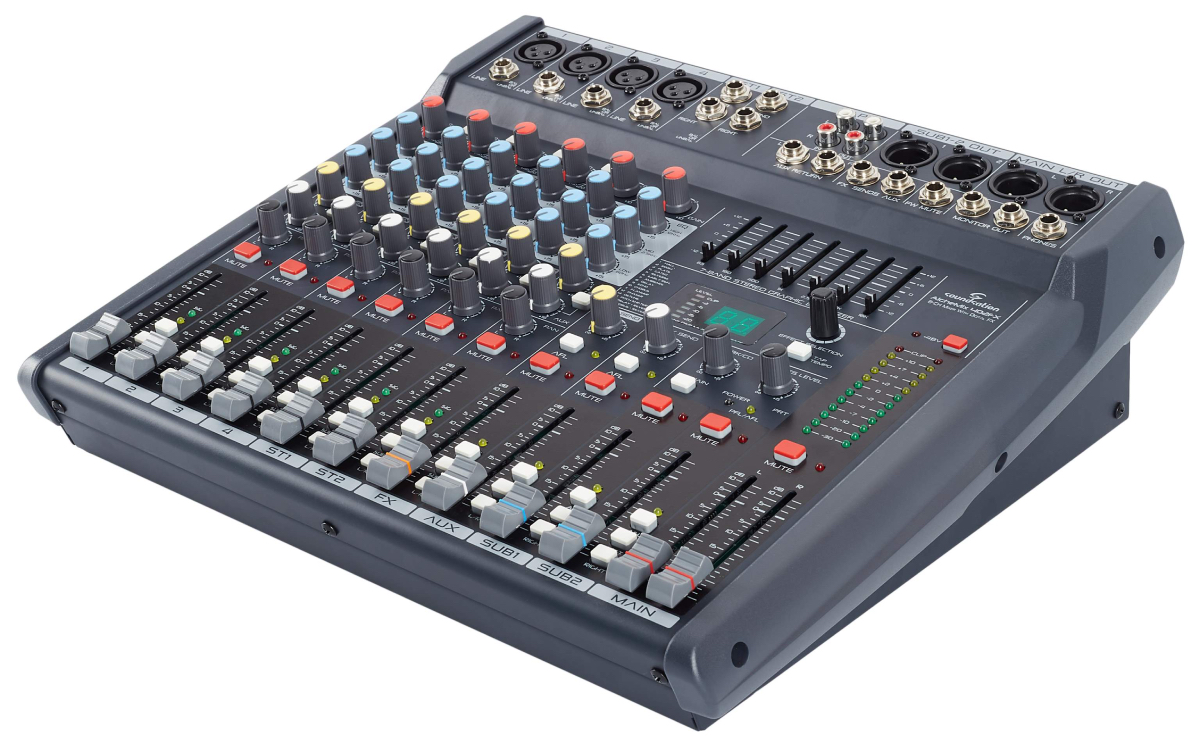Soundsation ALCHEMIX 402FX - Mixer audio cu FX Integrat 24 biți, 8 ...